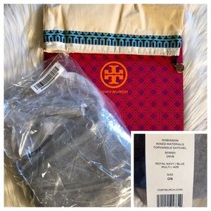 Tory Burch | Bags | Tory Burch Blue Snake Embossed Crossbody Bag Nwt ...